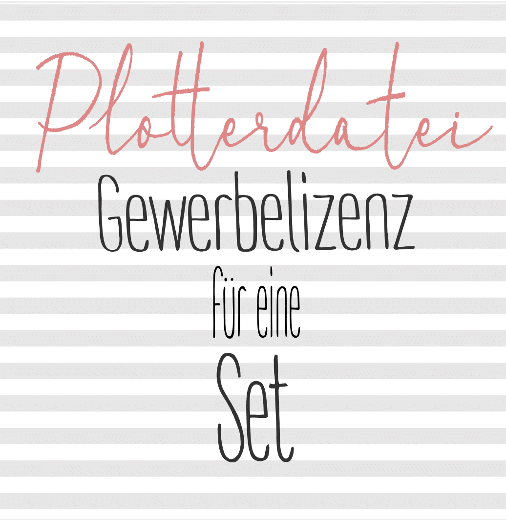 Gewerbelizenz für ein Plotterdatei Set - Juno design